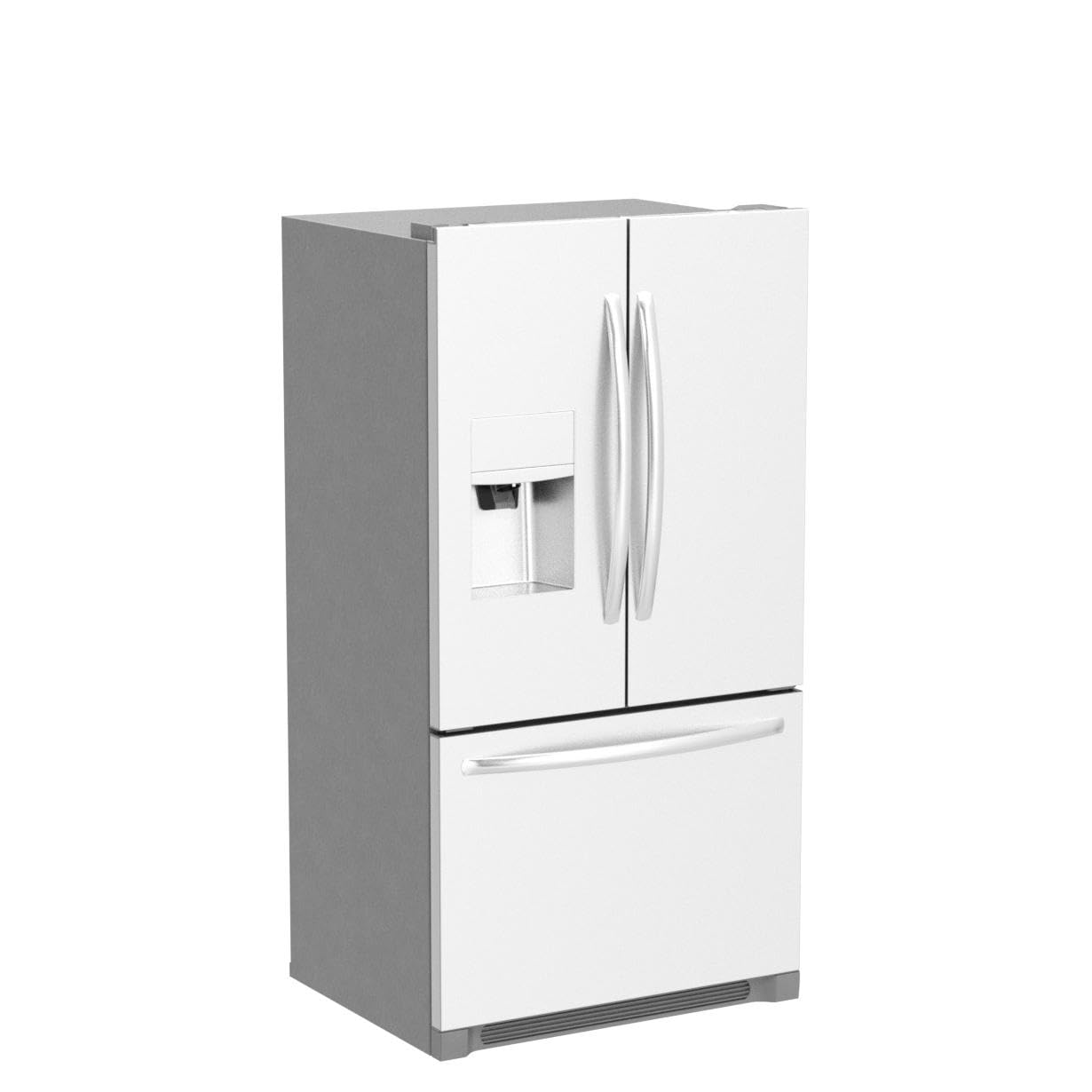 FFHD2250TS 36 French Door Refrigerator with 22.5 cu. ft. Capacity Energy Star Multi-Level LED Lighting Store-More Shelves and External Water Dispenser in Stainless Steel