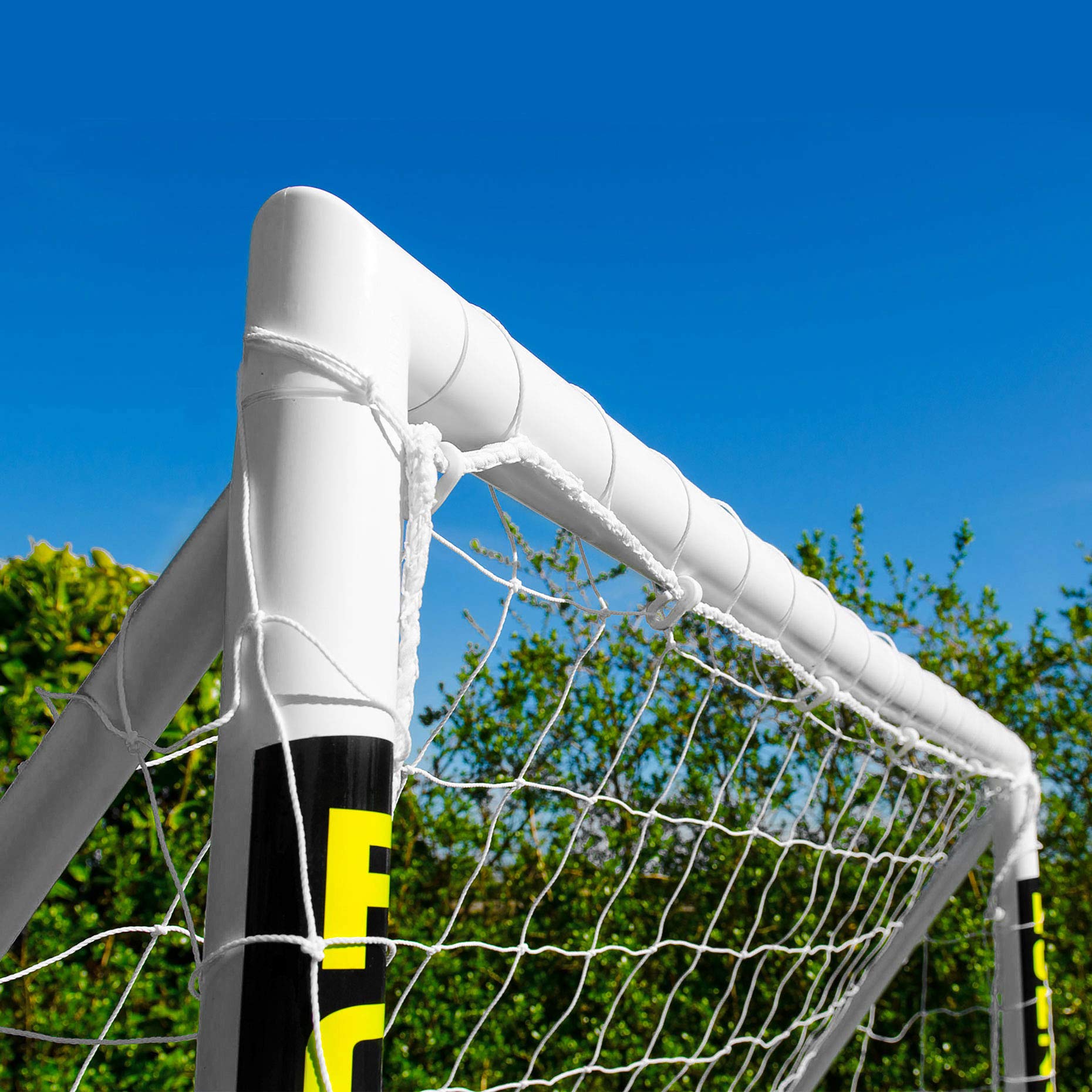 FORZA Backyard Soccer Goals β Premium Weatherproof PVC Goals (Single Goal) for Kids & Adults β Quick Assembly (Locking, 6ft x 4ft)