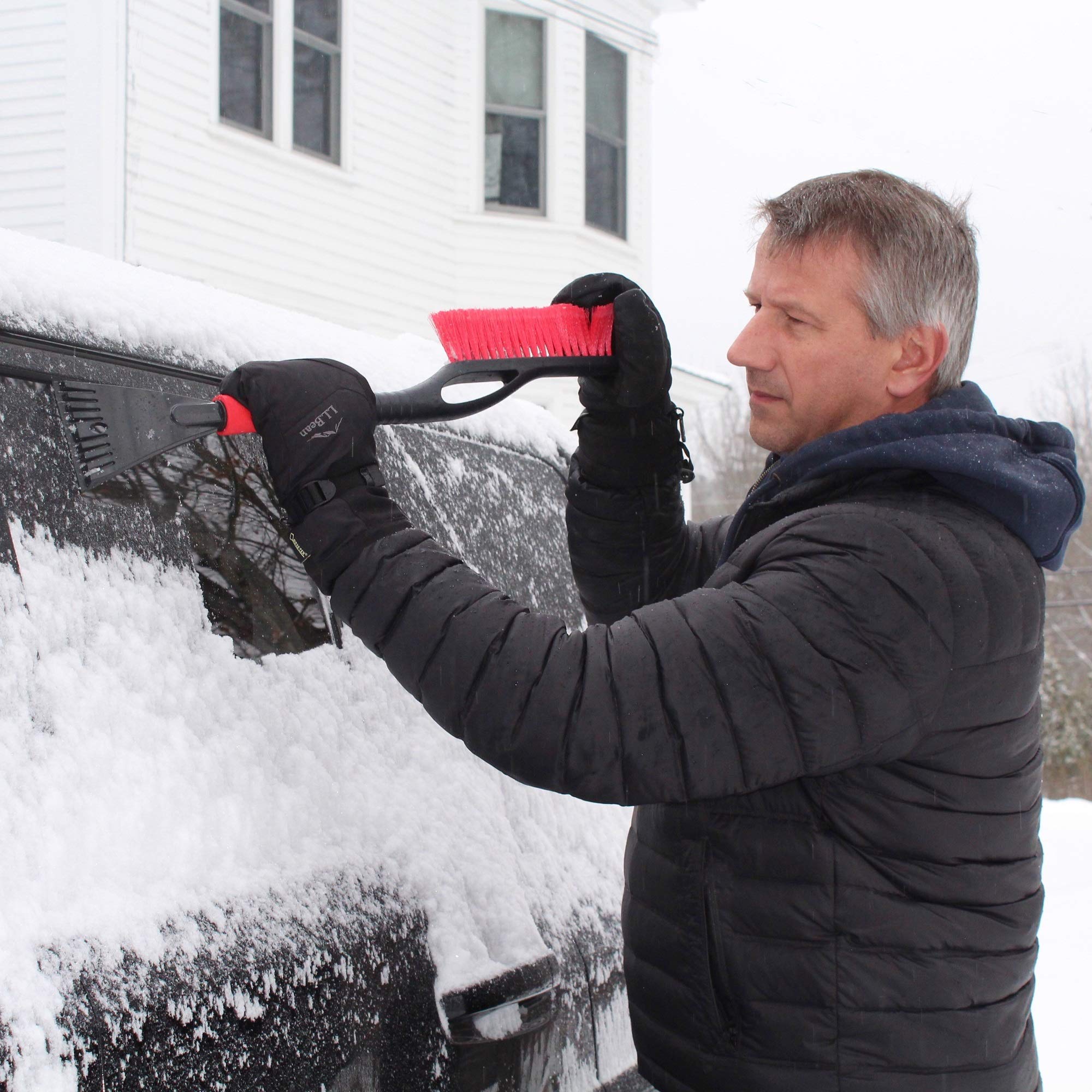 Flexible Flyer Car Window Ice Scraper, Snow Brush, Windshield Broom