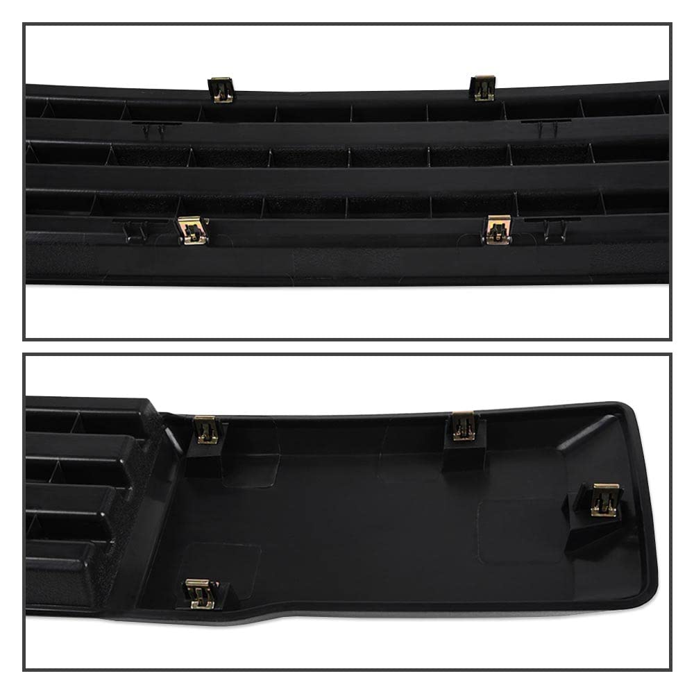 G-PLUS Front Bumper + License Plate Bracket Mount Fascia Cover Compatible with Ford F150 2015-2017 Replacement FL3Z-17E810-AA & FL3Z-17A385-A