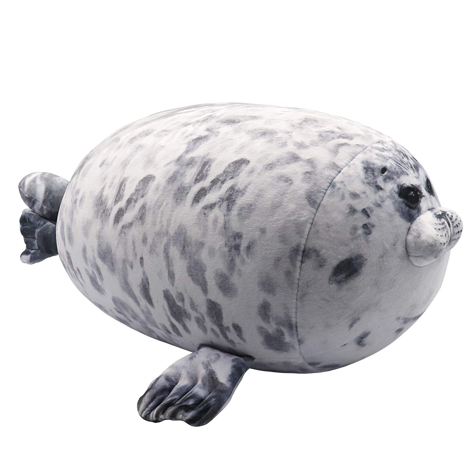 Fortuning's JDS 17.6" Cute Seal Plush Pillow Realistic Cotton Stuffed Animal Plush Toy Lovely Ocean Plushies Animal Hugging Pillow Cushion