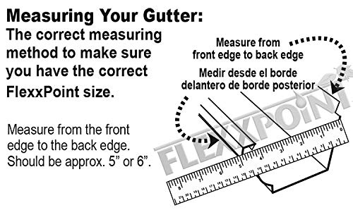 FlowGuard Premium 50-Year Gutter Cover System - Thermal Thaw Black - 6 Inch Aluminum Gutter Guards, 102 Feet- by FlexxPoint