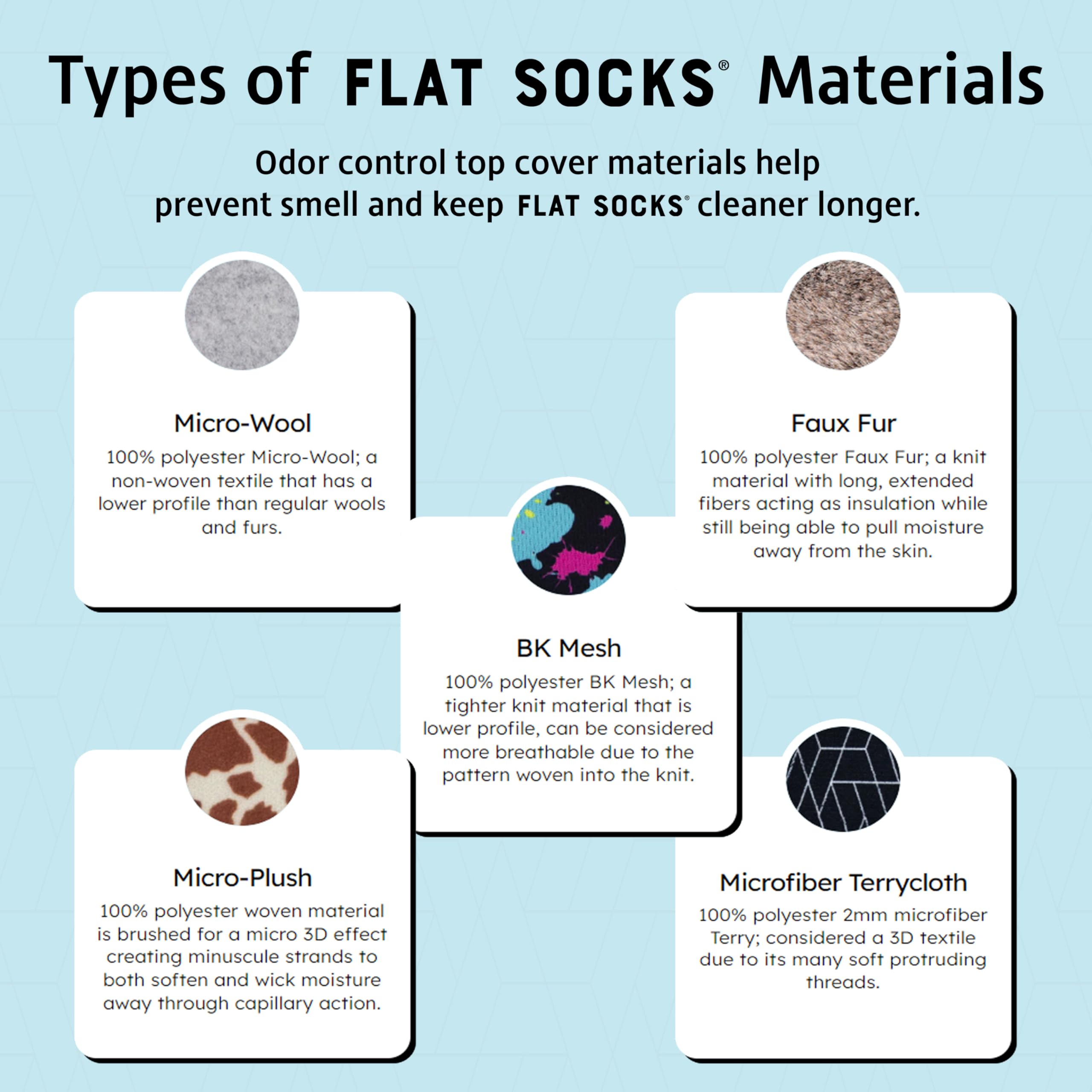 FLAT SOCKS No Show Socks, Sockless Shoe Liner, No Slipping, No Stinking, Washable Barefoot Shoe Insert for Men and Women, Neon Explosion, Small