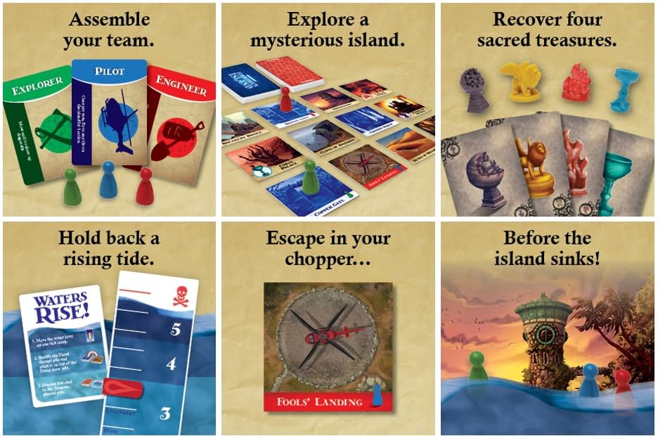 Forbidden Island β The Cooperative Strategy Survival Island Board Game,2-4 players