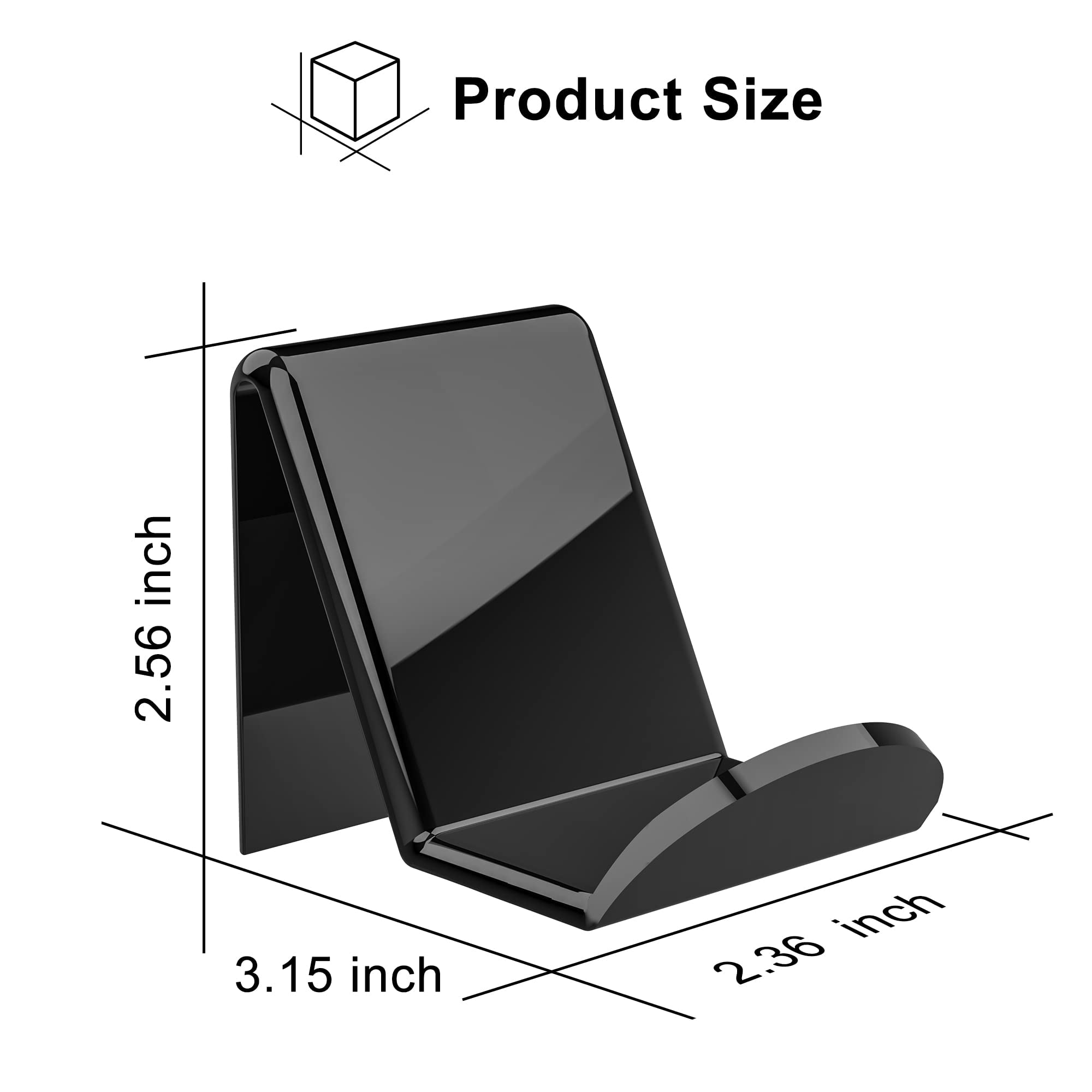 Game Controller Stand Holder Wall Mount - 2 Pack for Gaming&Audio Headsets Holder Hook, Controller Headset Stand Holder for PS5/PS4/Xbox Gamer Gifts,No Screws, Easy to Install (Black)