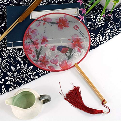 Folding Fan Ancient Style Fan Dance Fan Hand-Painted Palace Fan Chinese Style Silk Fan Hanfu Gift Fan for Friends