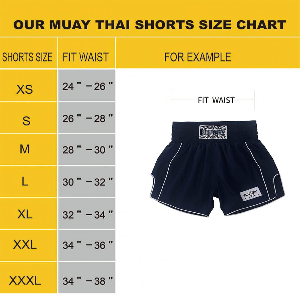 FLUORY Muay Thai Shorts Simple Stylish Boxing Shorts Soft Smooth Nylon Fighting Grapple Workout Shorts(Red)