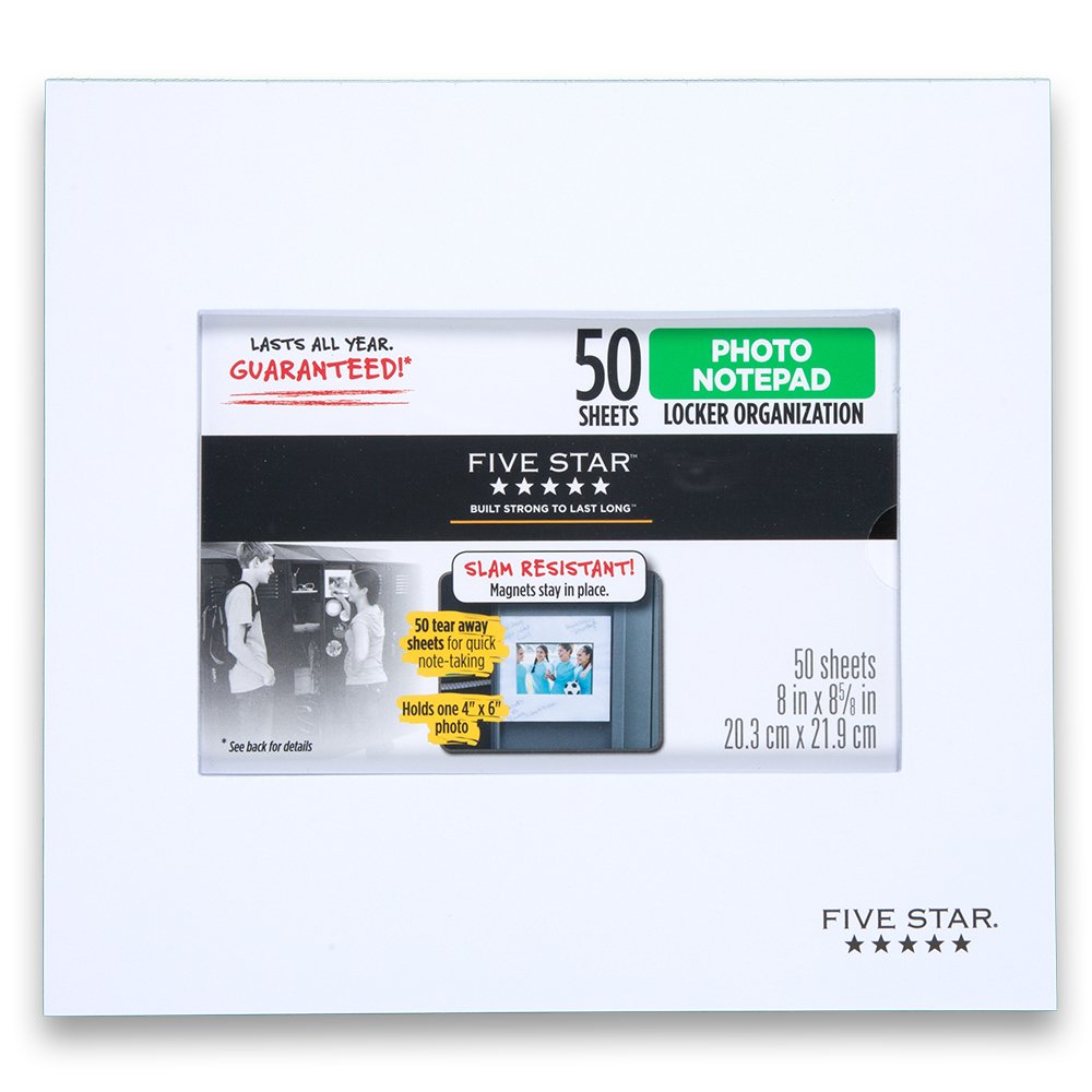 Five Star Photo Notepad, White (81036)