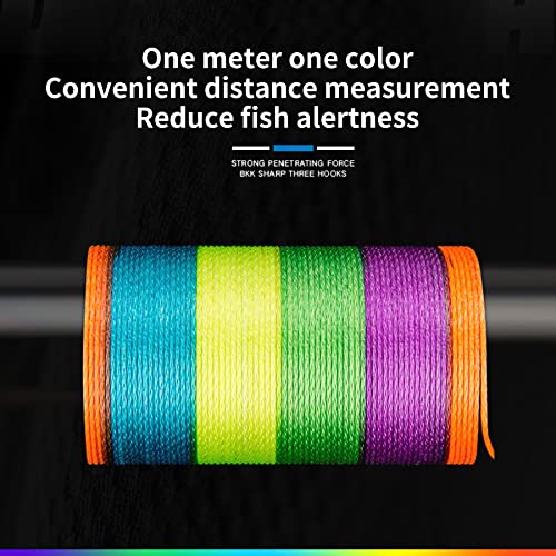 Seavey Braided Fishing Line - Abrasion Resistant - No Stretch - Super Strong -One Color One Meters - 8 Strand (25lb/0.2mm/109YDS(100m))