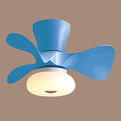 FairUo Kids Bedroom Ceiling Fan with Light Reversible with Remote Control 6 Speeds Led Dimmable Fan Ceiling Light 64W with Timer Modern Quiet Ceiling Fan Light