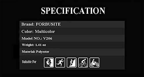 FORBUSITE Women Visor Caps for Running and Sport - Headband & Packable Black