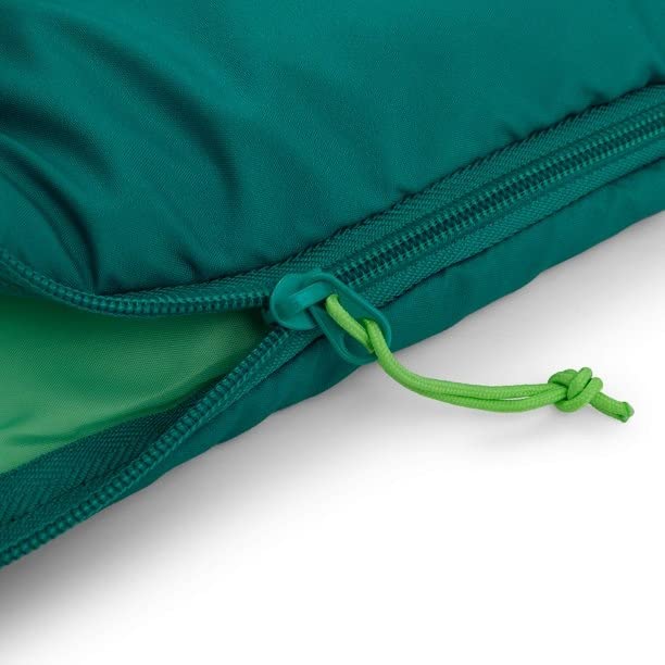 FireFly! Chip The Dinosaur Kid's Sleeping Bag - Green (65 in. x 24 in.) for School or Outdoor Camping/Carry Bag Included/Soft and Breathable