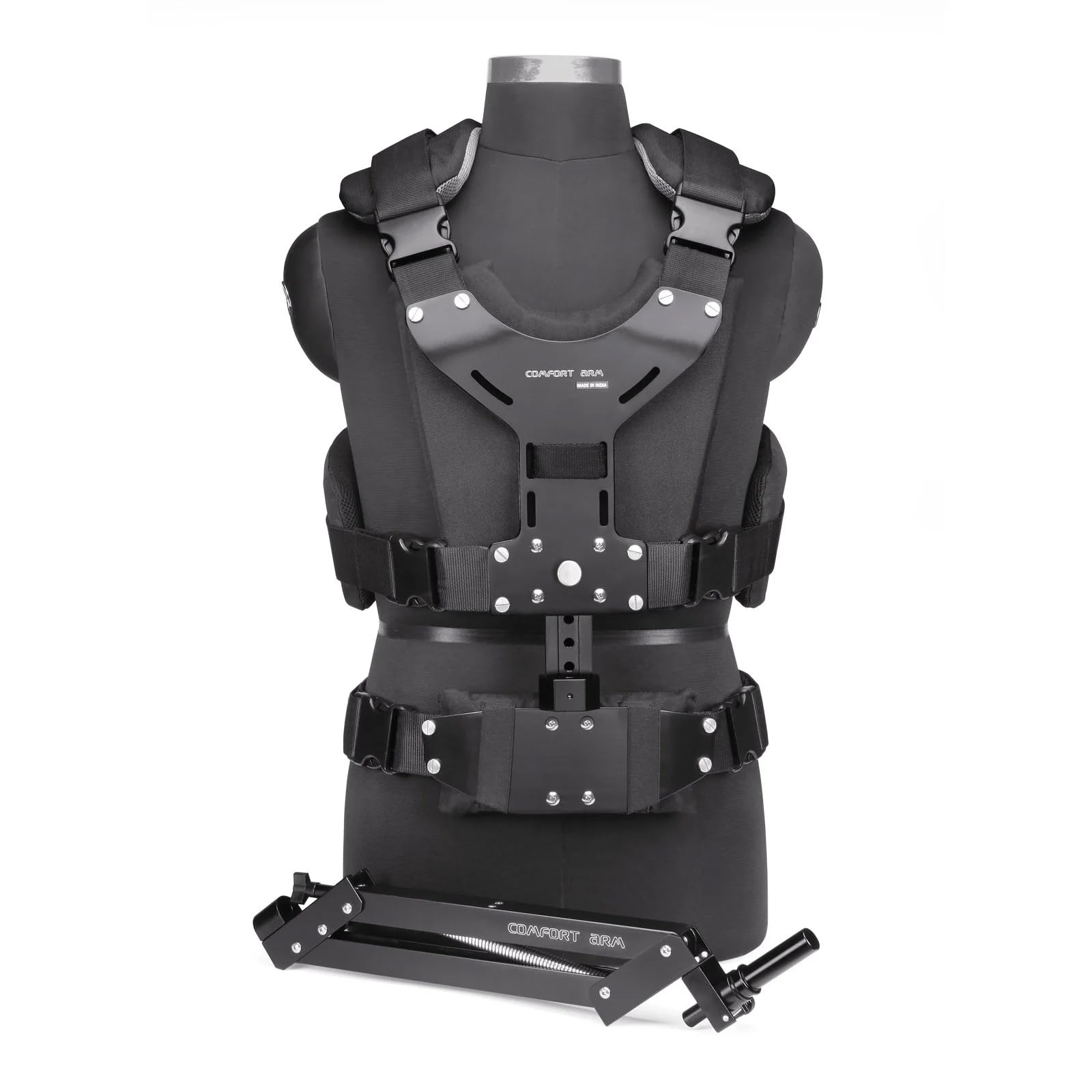 FLYCAM Comfort Stabilizing Arm & Vest for Flycam 5000/3000/DSLR Nano Handheld Camera Video Steadycam Stabilizer up to 5kg | Stabilization Body Mount System for camcorders Stabilization (CMFT-AV)
