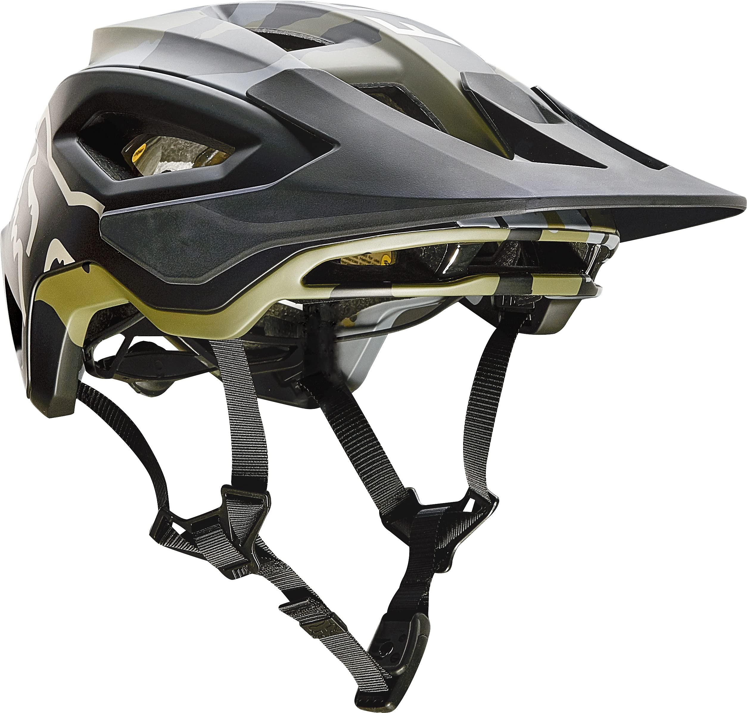 Fox Racing mens SPEEDFRAME PRO MOUNTAIN BIKING HELMET ,Green Camo,Medium