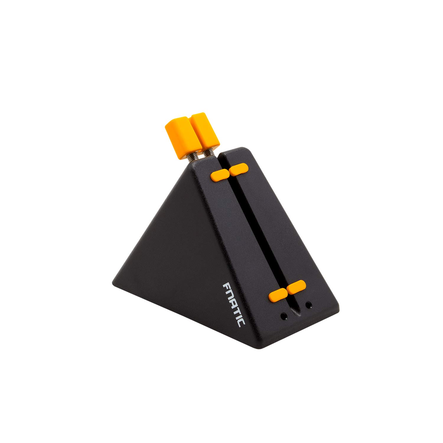 Fnatic Gaming Mouse Bungee Cable Management System for All Regular Mouse Cables, PC Mouse Cable Stand, Rubber Feet, Adjustable Spring, Black/Orange, 240g, 3.82 x 2.17 x 2.80