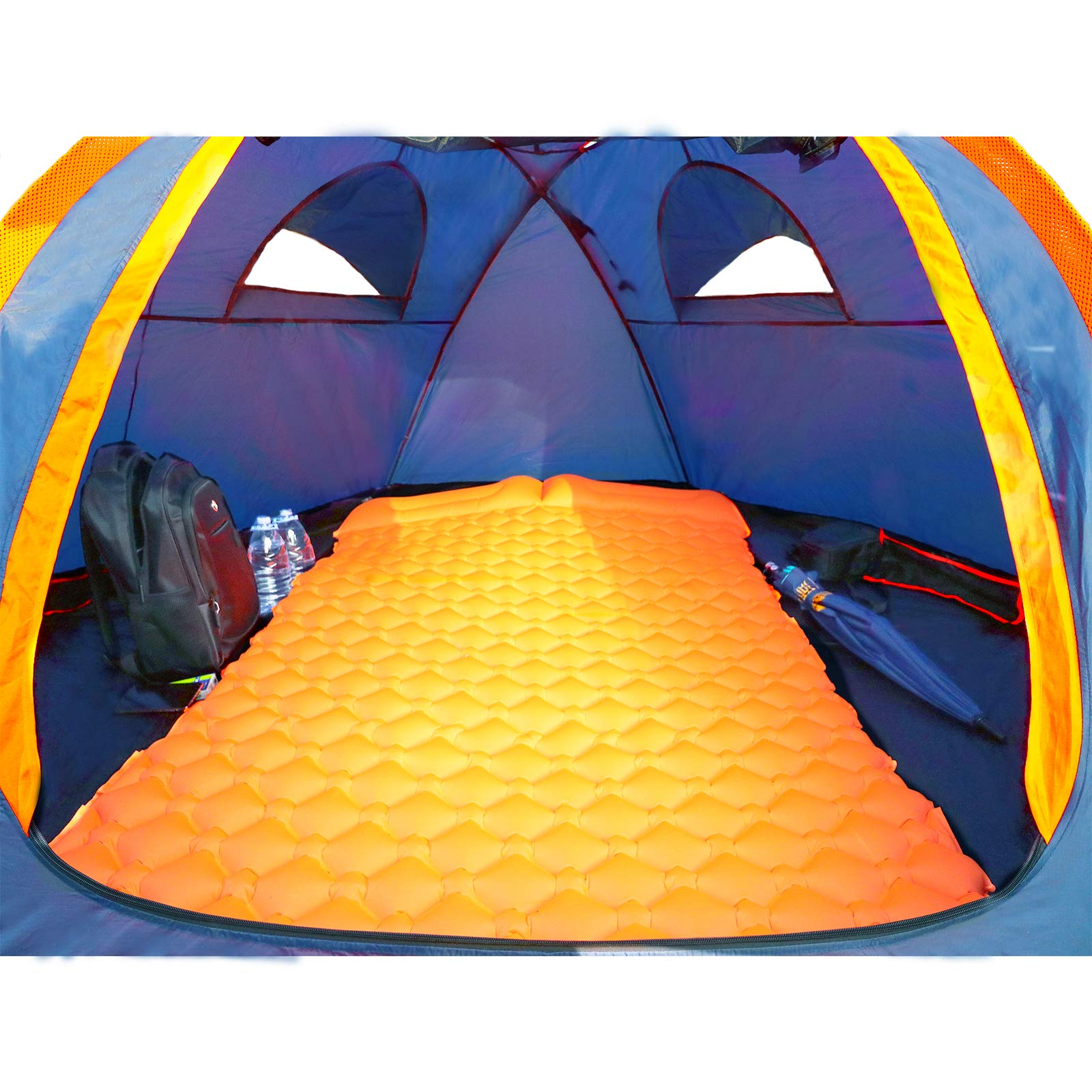 Getop 2 Person Family Camping Dome Tent Backpacking Waterproof Durable Outdoor Skylight for Beach Hunting Hiking Travel