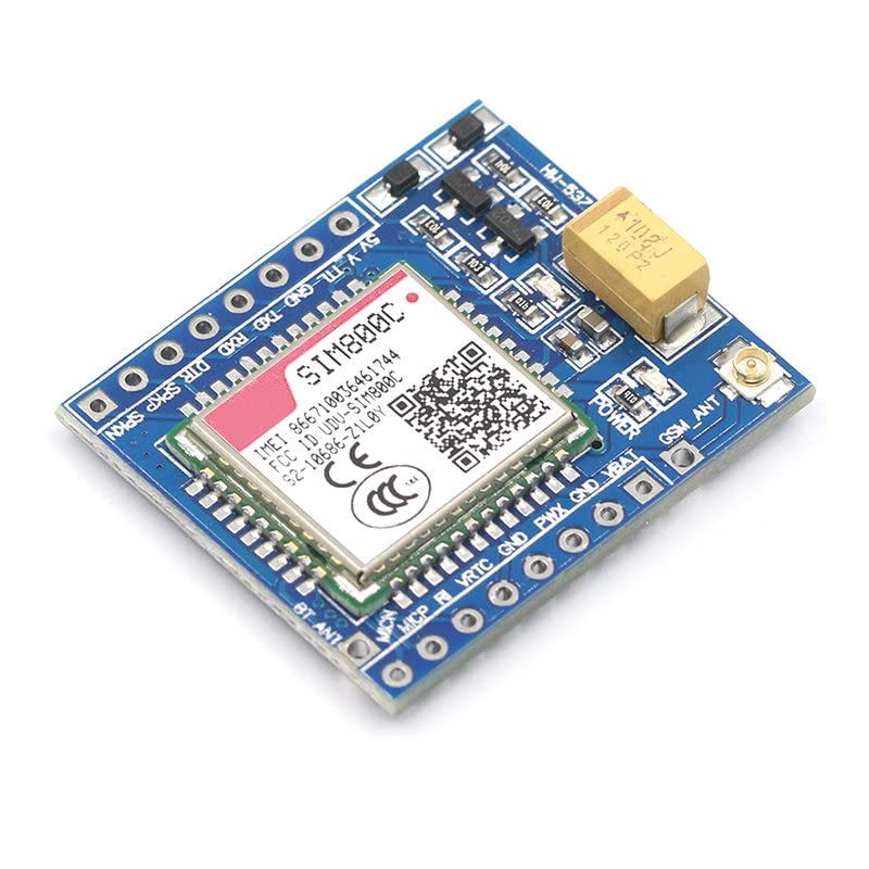 SIM800C GSM GPRS Module 5V/3.3V TTL Development Board IPEX with Bluetooth and TTS for Arduino STM32 C51 for Arduino