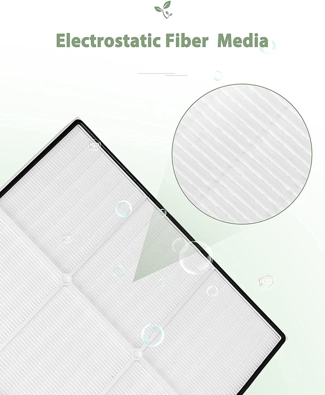 Future Way 510 Filter Replacement Compatible with Whirlpool Whispure AP510 and AP450 Air Purifier, with 4 Carbon Filters, Part# 1183054k