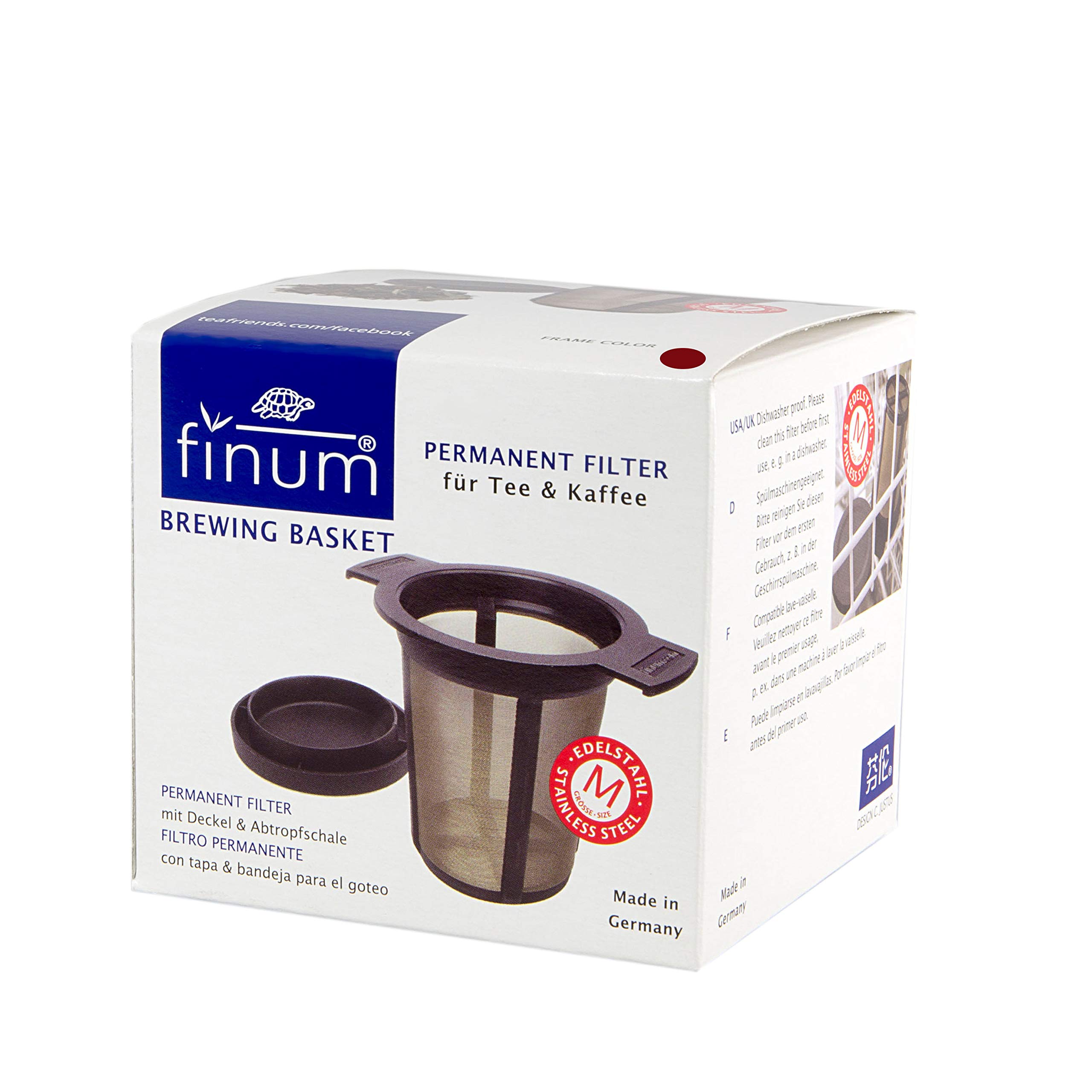 Finum Brewing Basket, Medium, Red