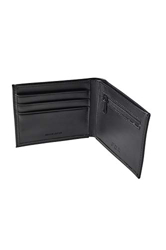 Fox Racing Bifold Leather Wallet-Black, OSFA