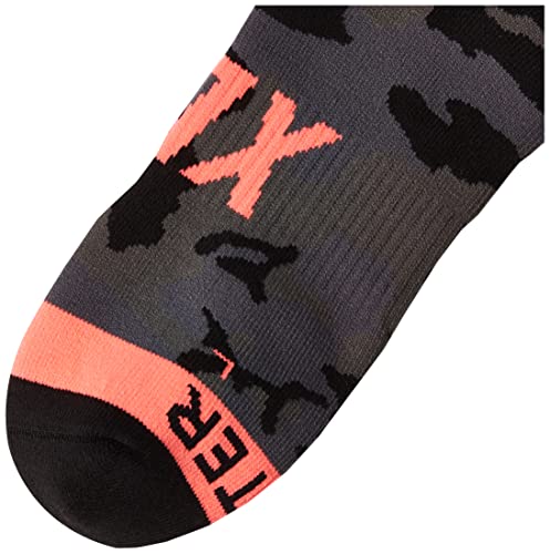 Fox Racing Men's Standard 8" Defend Sock, Black CAMO, L/XL