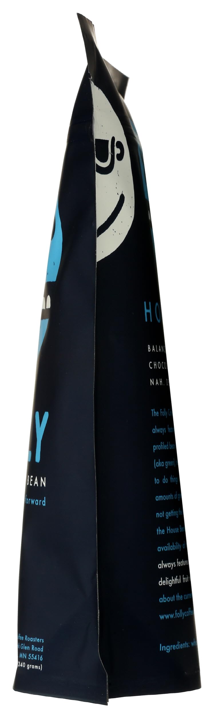 Folly Coffee | House Bean | Light Roast, Rotating Single Origin (Ethiopia) | Fair Trade & Small Batch | Whole Bean, 12 oz Bag