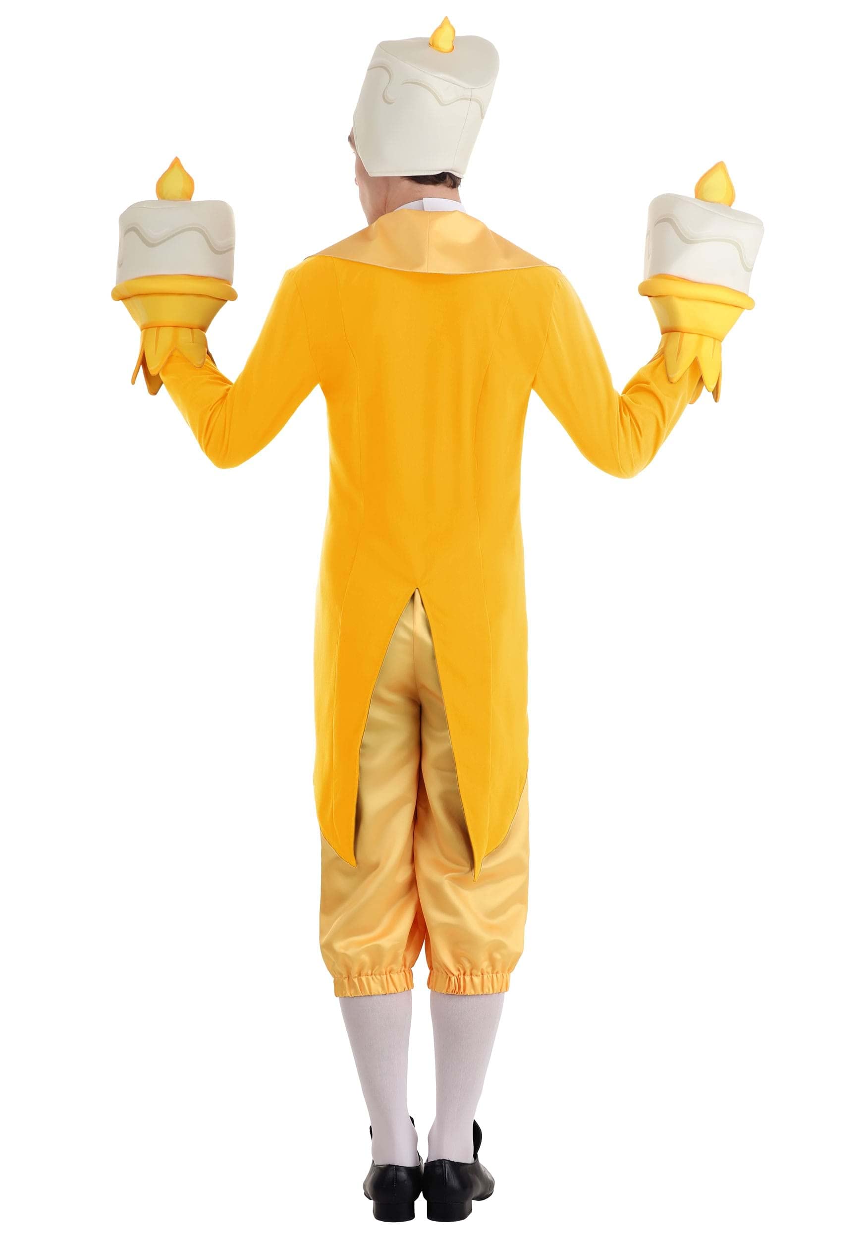 Fun Costumes Disneys Beauty and the Beast Lumiere Costume for Men, Be Our Guest Candlestick Charmer Outfit Medium