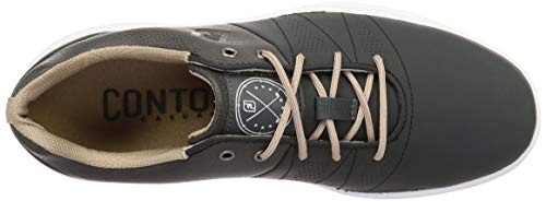 FootJoy Men's Contour Casual Previous Season Style Golf Shoes, Charcoal, 12 M US