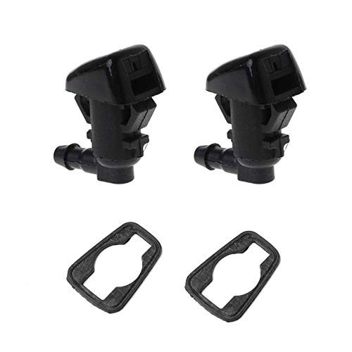 Front Windshield Washer Nozzles kit Replaces 55157319AA, 4806312AA Compatible with 08-12 Liberty, 06-10 Commander, 07-11 Dodge Nitro Spray Jet Kit 2 PCS