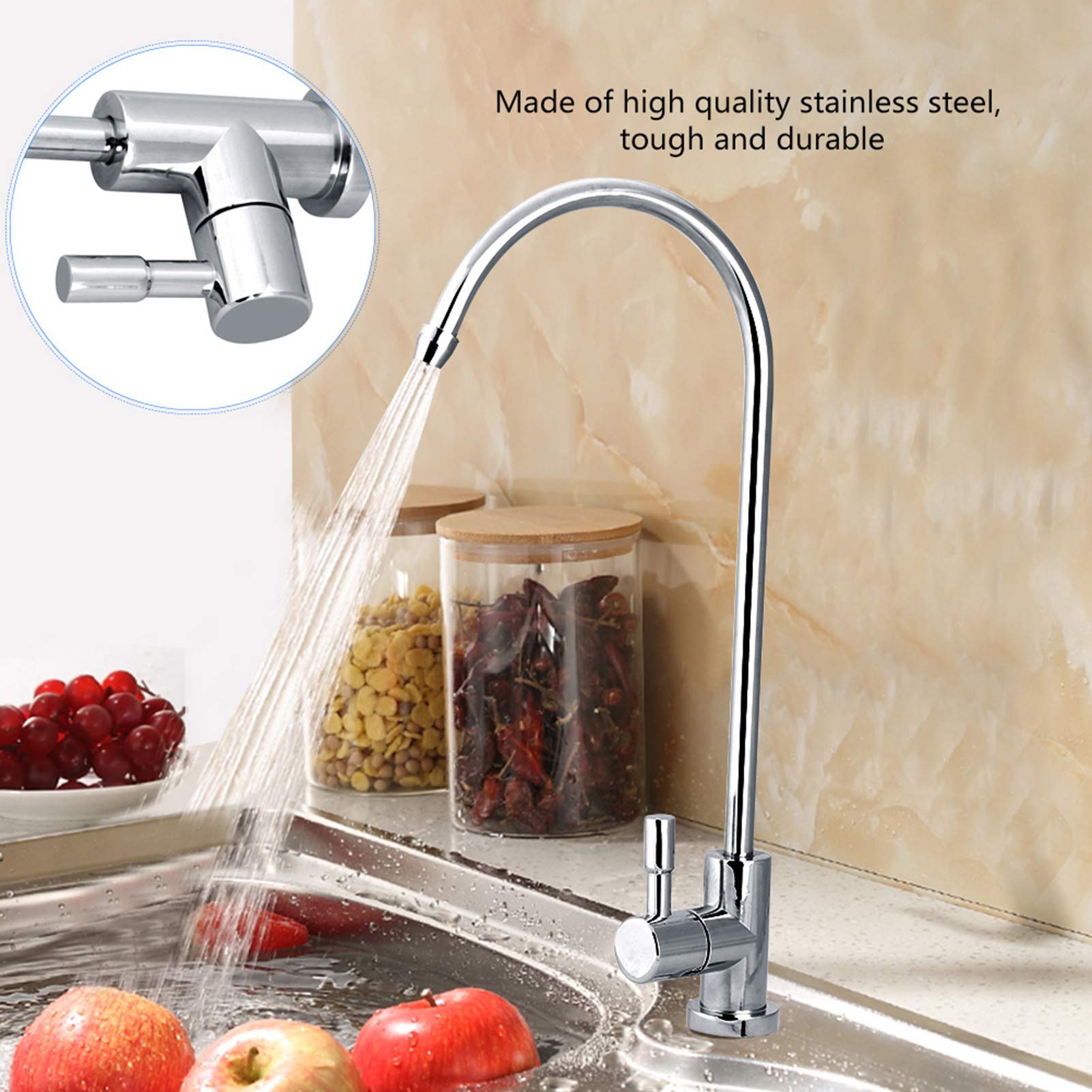 Faucet Tap,Faucet Tap Water Filter Tap for water purifiers, water softeners, water electrolysis machine, touch on kitchen sink faucets