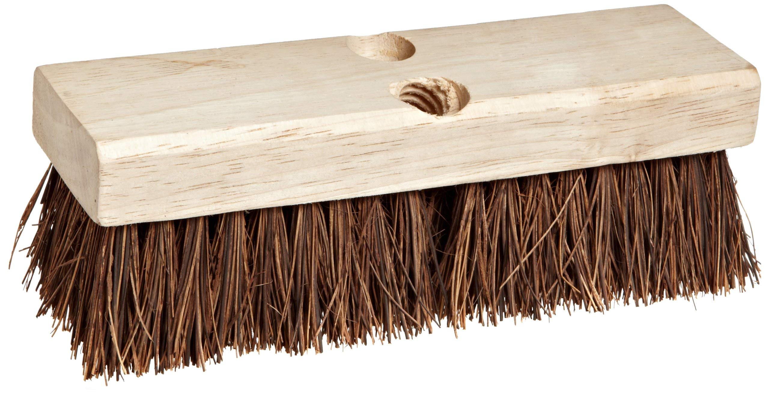 Weiler 44428 9" Block Size, 5 X 14 No. Of Rows, Wood Block, Palmyra Fill, Deck Scrub Brush