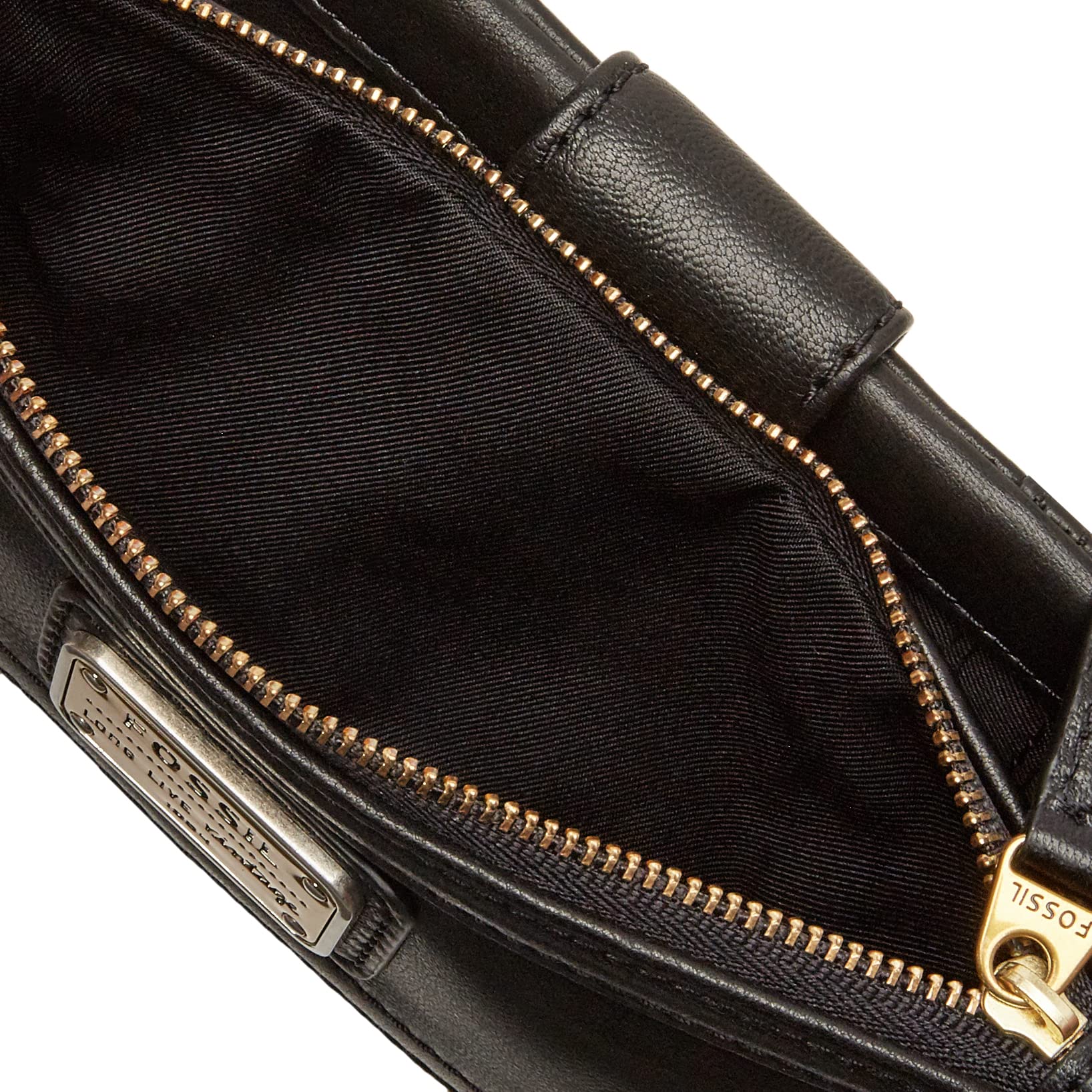 Fossil Women's Emory Leather Wallet Clutch Organizer, Black (Model: SL7984001)