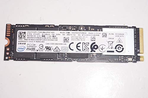 FMB-I Compatible with SSDPEKKF256G8 Replacement for Dell 256GB TLC PCI Express M.2 2 Internal Solid State Drive AW17R5-7811BLK-PUS