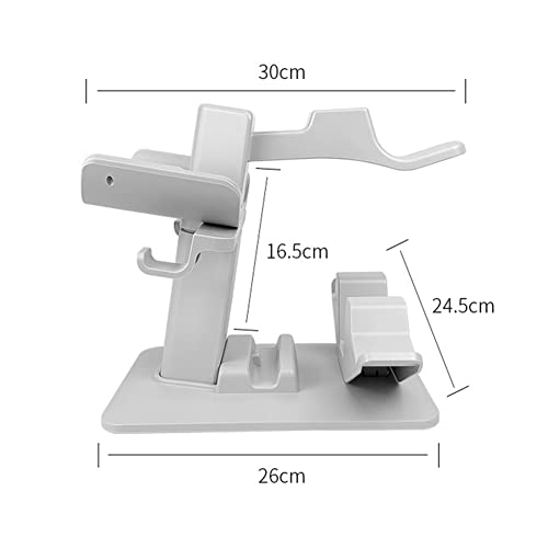 Potadak VR Stand, Multifunctional VR Headset Stand for Headset Display Holder and Controller Holder for Rift (Black)