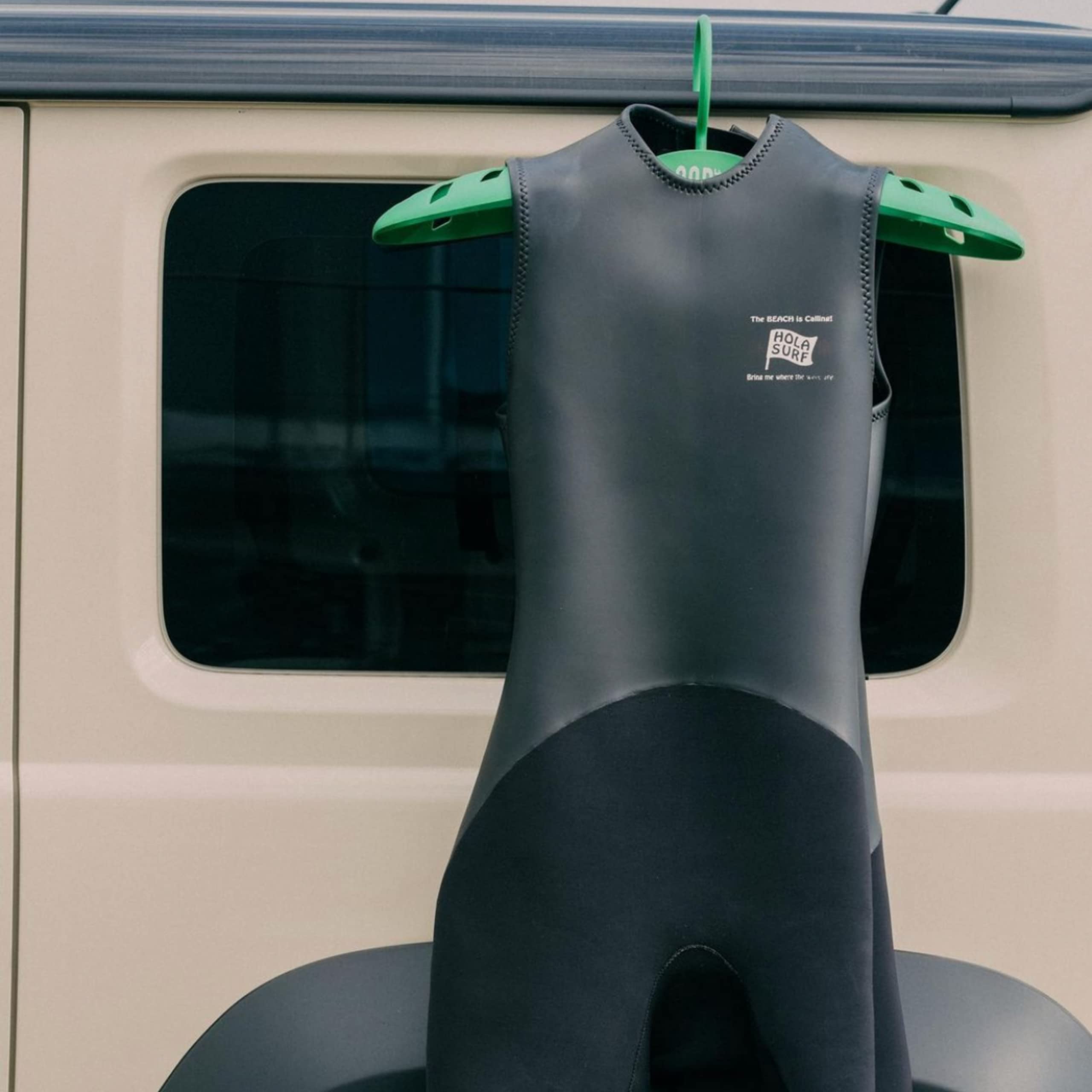 Folding Wetsuit Hanger | Wide Vented Hanger Dries Fast and Extends The Life of Your Wet Suit