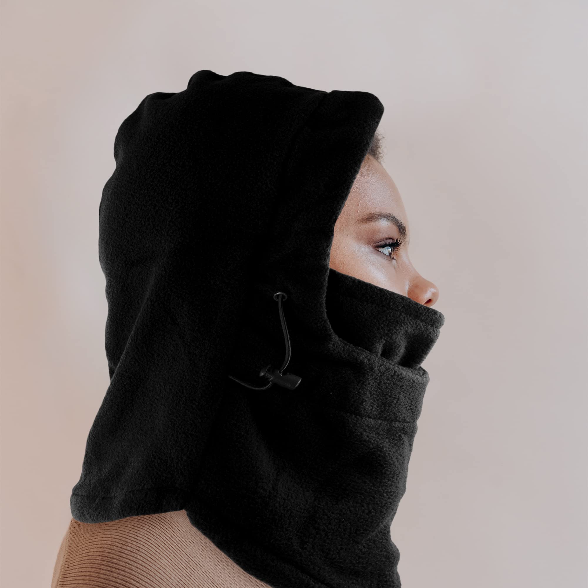 Fleece Windproof Ski Face Mask Balaclavas Hood by Super Z Outlet (Black),One Size