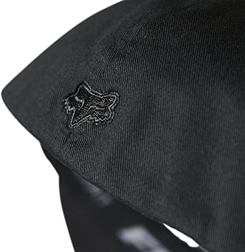 Fox Racing mens Flex 45 Flexfit Hat Baseball Cap, Black, Small-Medium