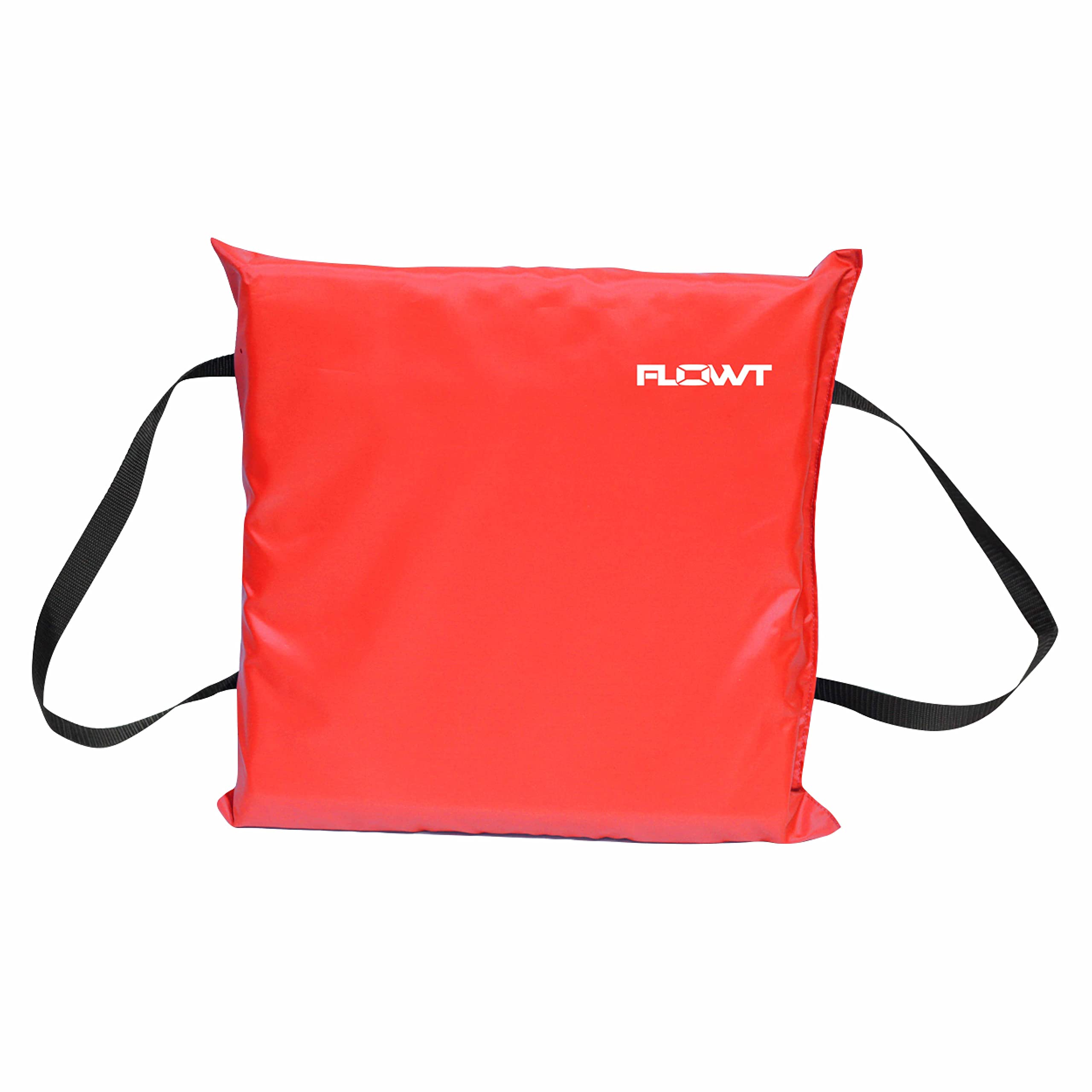 Flowt Boat Seat Cushion and Throw Cushion for Boat Safety ā USCG Approved Type IV, Life Cushion for Boat, Durable, Comfortable Boat Seat Cushions for Kayaks, Paddle Board, Canoe and Boating - Red