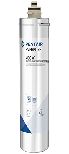 Pentair Everpure VOC #1 Quick-Change Filter Cartridge, EV927379, Replacement Cartridge (C) for use in Everpure ROM III Reverse Osmosis System
