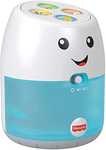 Fisher-Price Laugh & Learn Babble & Wobble Hub, Interactive Pretend hub Toy with Music, Lights and Learning Content for Baby and Toddler Ages 9-36 Months