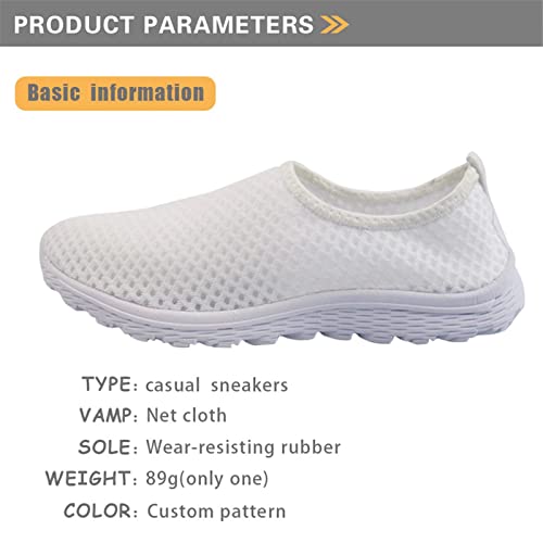 Forchrinse Funny Skeleton Hand Women’s Men Go Walk Soft Comfort Walking Sneakers Sport Gym Shoes Work Nursing Shoes Breathable