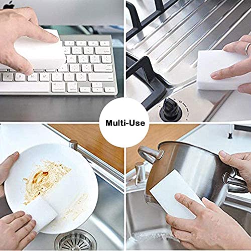 FIV Magic Cleaning Eraser Sponge Melamine Foam, Just Add Water Multi Purpose Bathroom Kitchen Floor Baseboard and Wall Cleaner