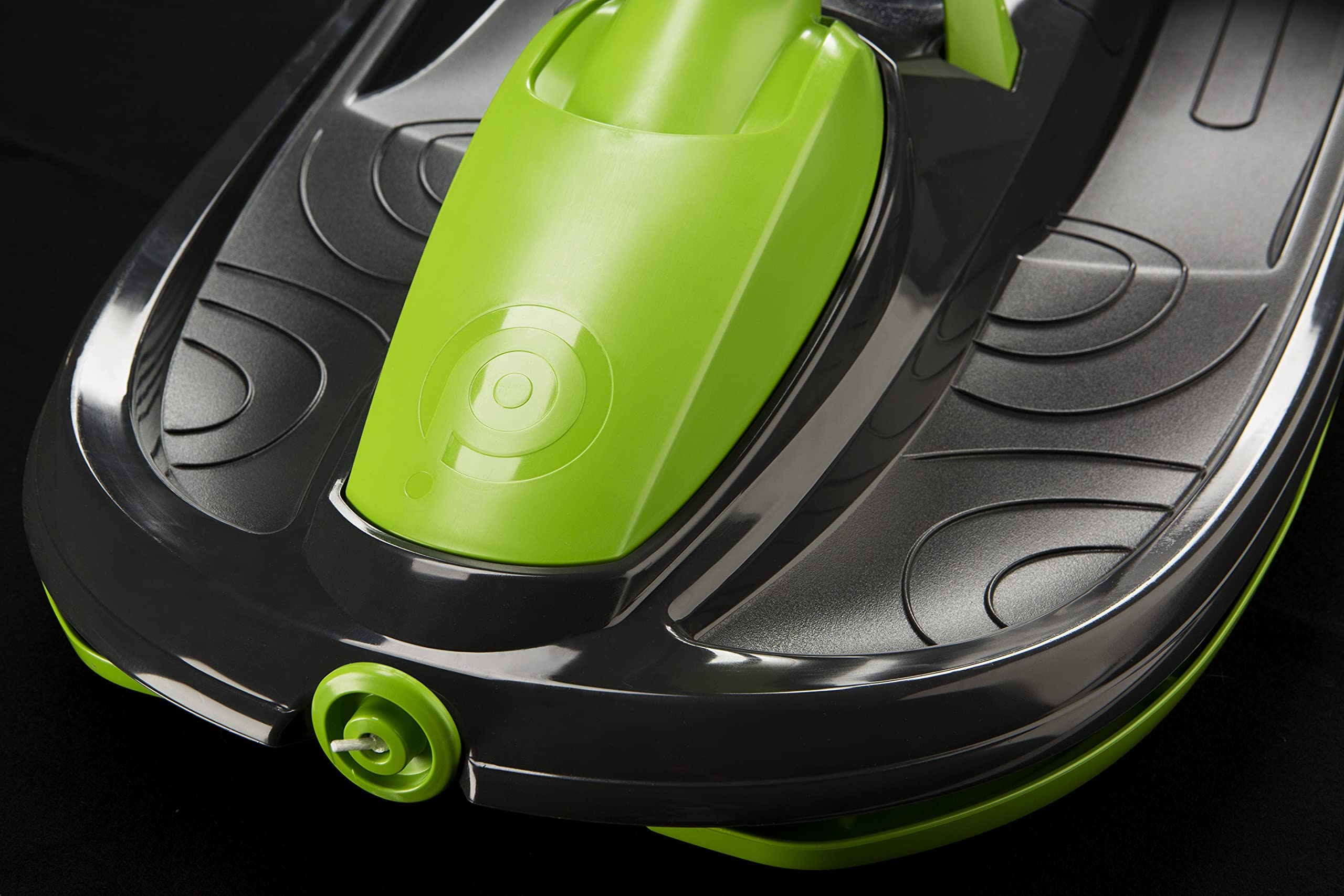 Gizmo Riders 2-Seater Ski Sled with Differential Steering System and Deep Digging Brake - Stratos Mystic Green