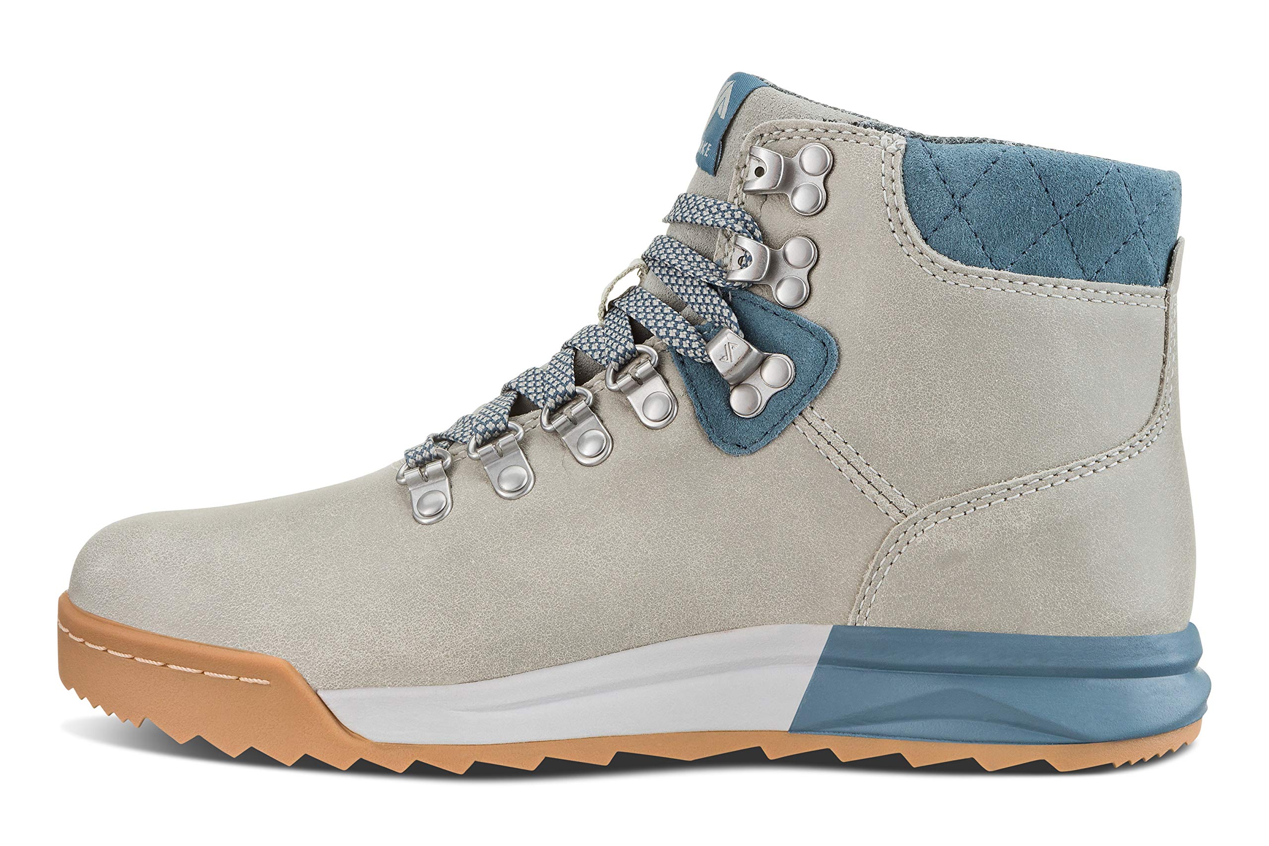 Forsake™ Patch Waterproof Walking Boots for Women – Leather Construction – HydroGuard™ Internal Membrane Fog/Azure 7.5 B - Medium
