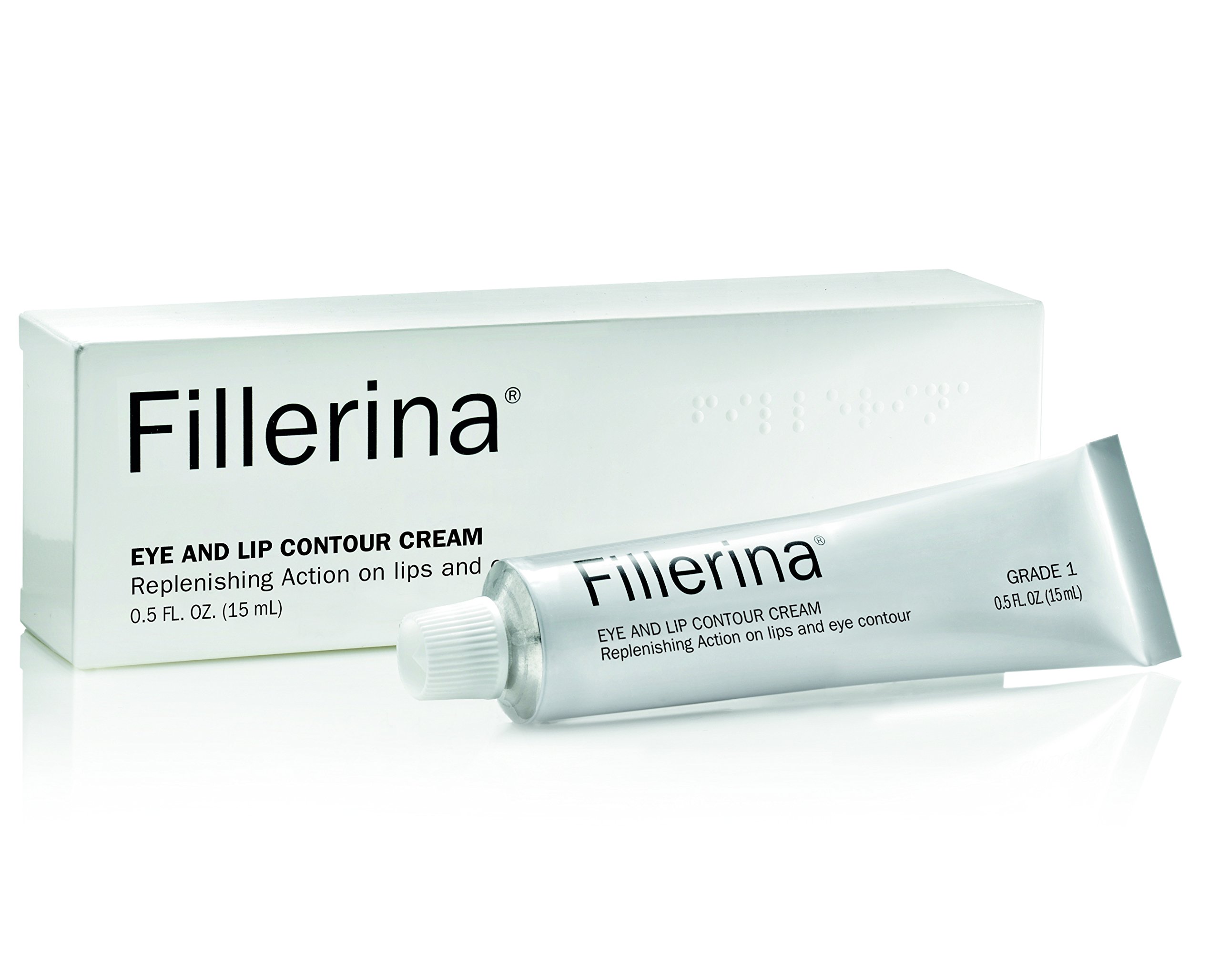 Fillerina Eye and Lip Contour Cream-Anti Aging Cream With Hyaluronic Acid (Grade 1)