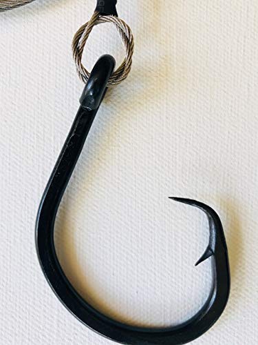 Fisher Tackle Co. LLC Set of 3 Shark Rigs 18/0 Circle Hook 480lb
