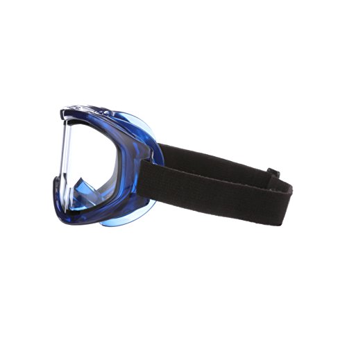 Sellstrom Safety Goggles β Odyssey II Eye Protection, S80200, Anti Fog, Scratch Resistant, Latex Free Protective Eye Shield for Men and Women with Dual Panel Clear Lens, Blue Frame