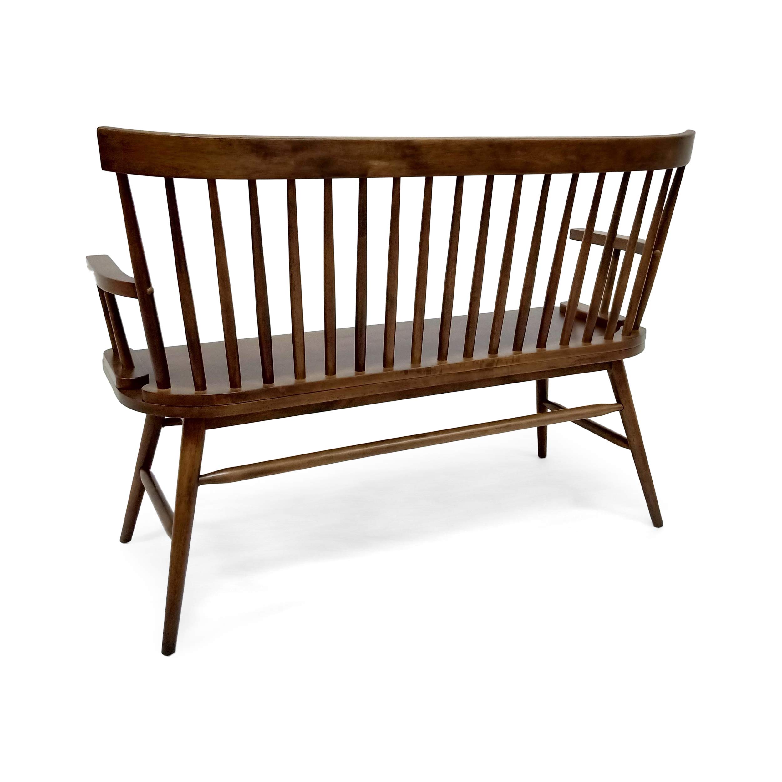 GDFStudio Farmhouse Bench, Walnut