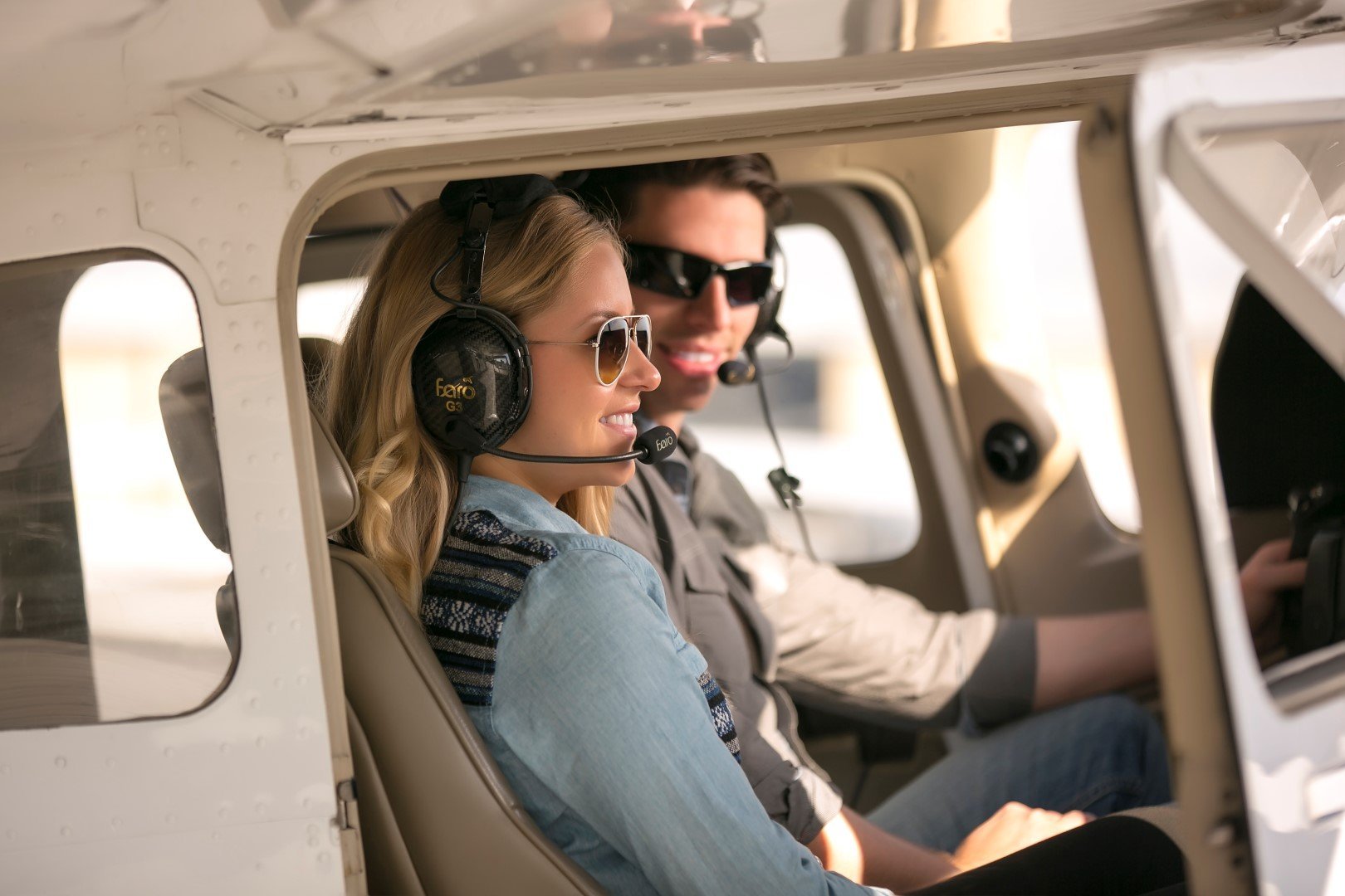 Faro G2 ANR (Active Noise Reduction) Premium Pilot Aviation Headset with Mp3 Input - Black