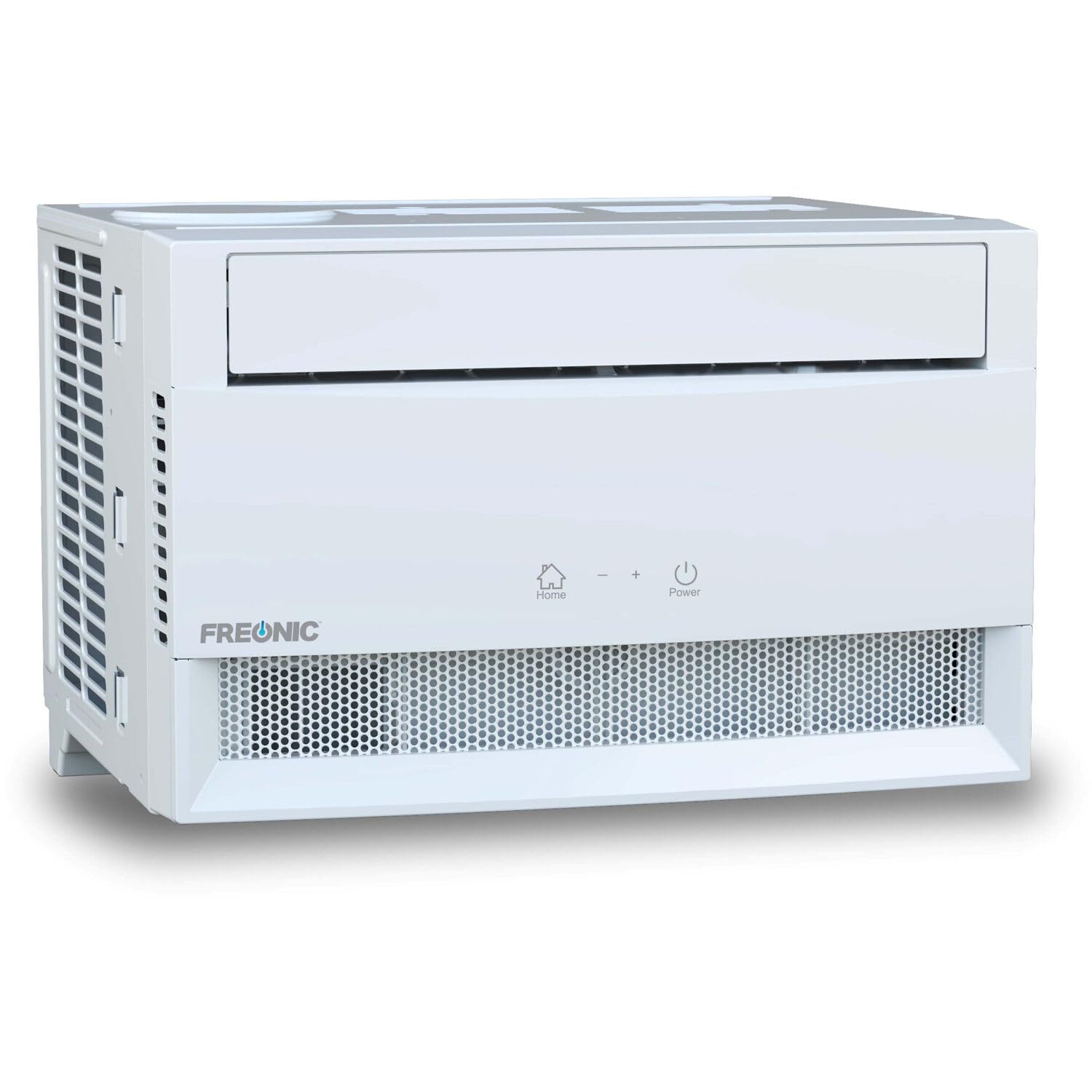 Freonic 12,000 BTU Window Air Conditioner and Dehumidifier, 115V, Window AC Unit for Rooms up to 550 Sq. Ft., Air Conditioner Window Unit with LED Display, Follow Me Remote, and Automatic Louvers